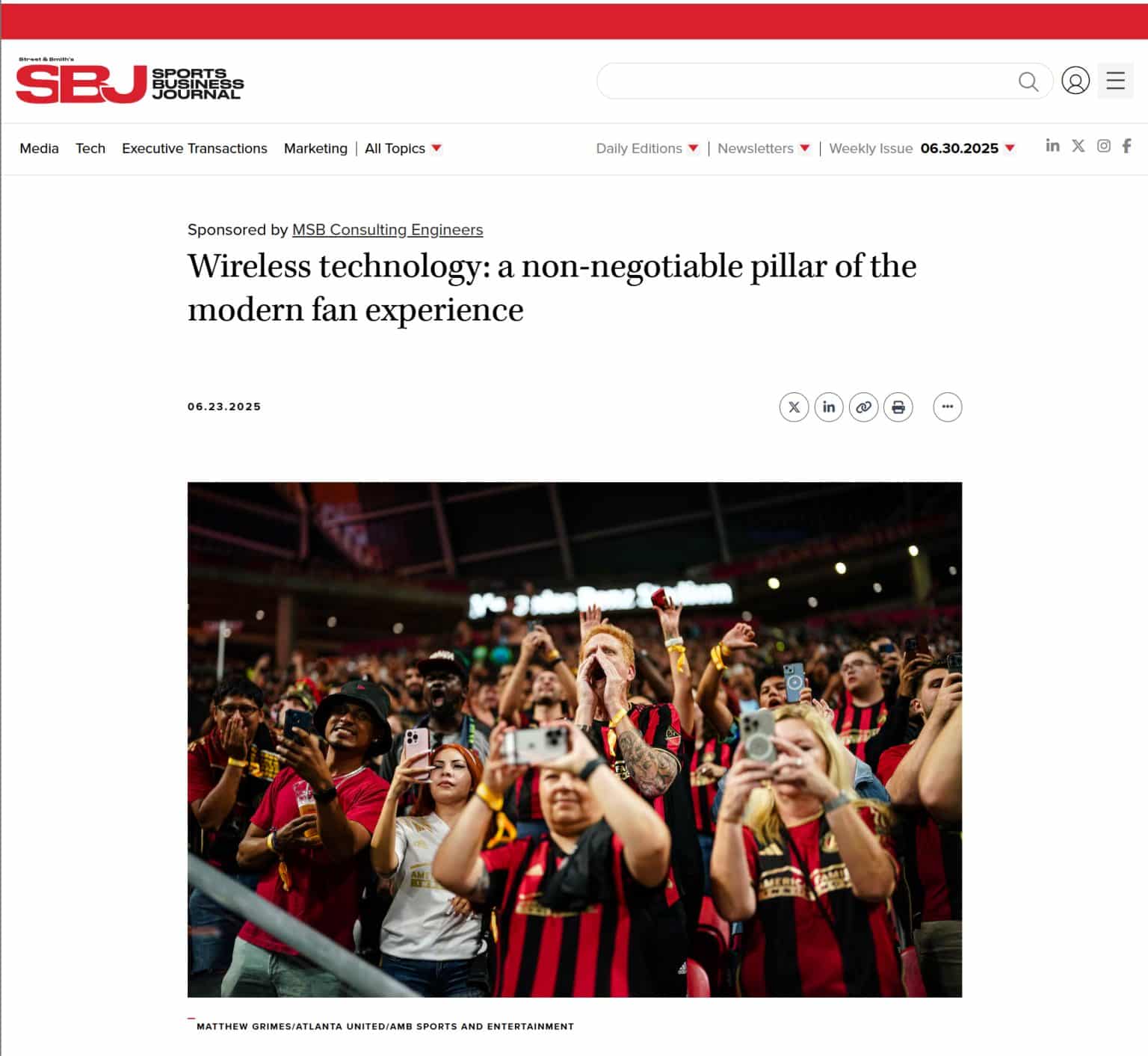 What Defines the Fan Experience? - MSB Consulting Engineers